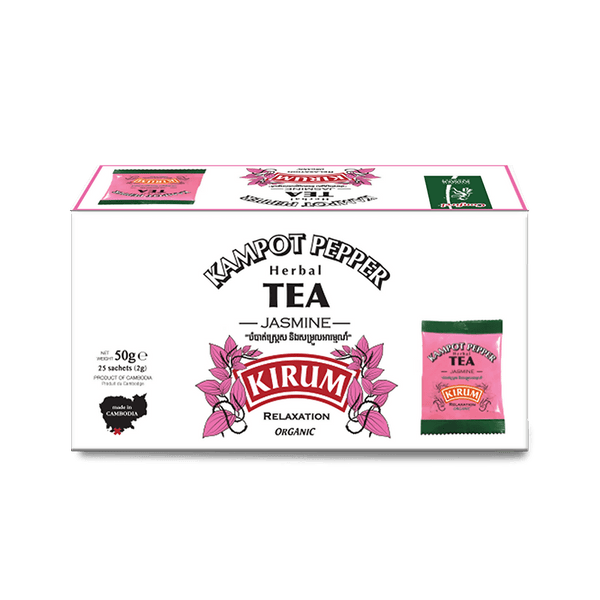 តែកញ្ចប់ផ្កាម្លិះទងផ្កាម្រេចកំពត 50 ក្រ OR. KP PEPPER HERBAL TEA ...