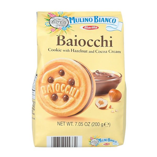 នំខូឃី Barilla Baiocchi Cookies & Hazelnut & Cocoa Cream 200g ...