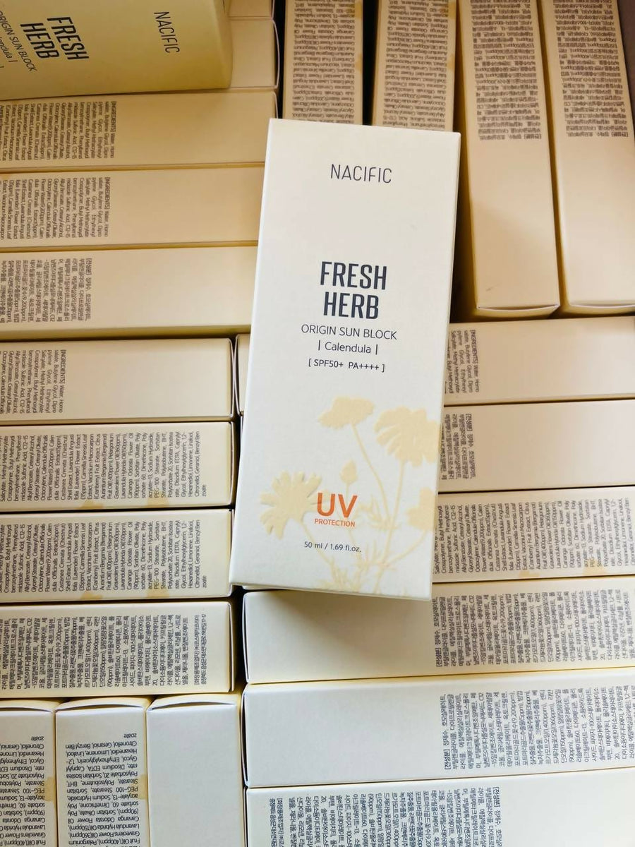 Nacific Fresh Herb Origin Sunblock Calendula - Cosmetic Product ...