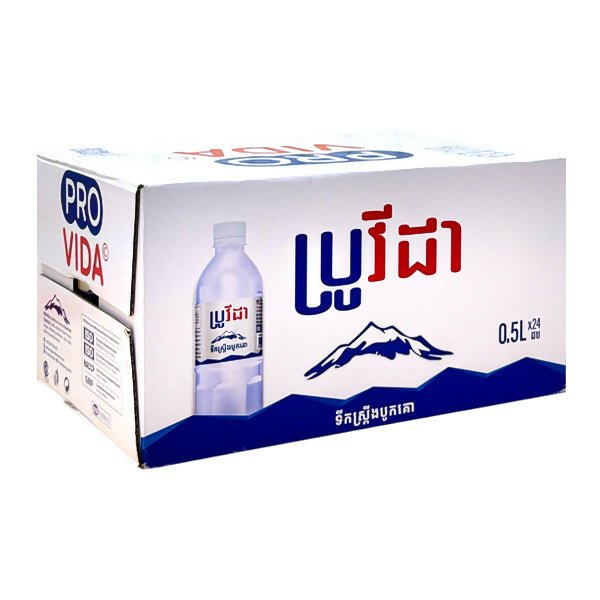 ទឹកសុទ្ធ Provida Water 500mlx24 (កេស) - ទឹកសុទ្ធ (Pure Water) – NIRONT ...