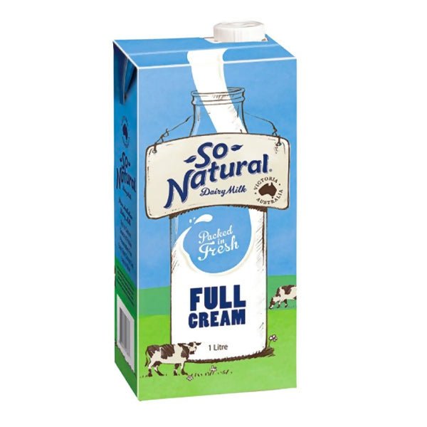 ដោះគោទឹក So Natural Full Cream 1L - ម្ស៉ៅទឹកដោះគោ & ទឹកដោះគោទឹក (Milk ...